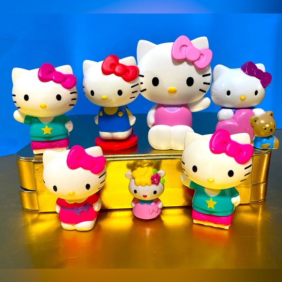 Hello Kitty | Toys | Hello Kitty Sanrio Vtg Lot Of 7 Hello Kitty ...